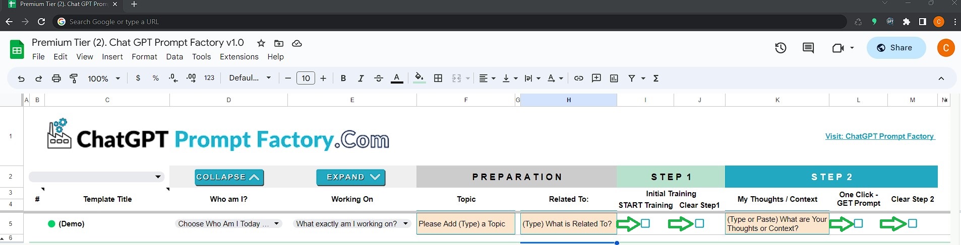 What are Checkboxes, and How to Use Them? - ChatGPT Prompt Factory